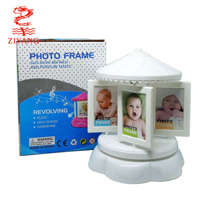 Revolving Carousel 4pcs Photo Frame with Music | Lazada PH