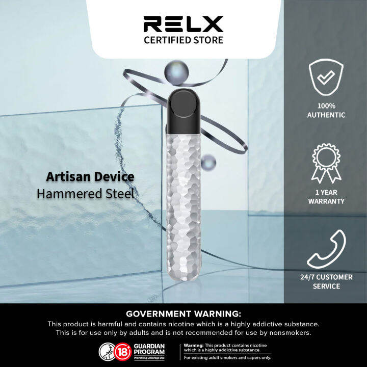 RELX Certified Store | RELX Artisan Device-Single Device-Hammered Steel ...