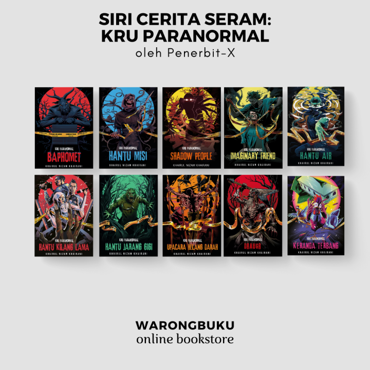 Penerbit X - Novel Seram: Siri Kru Paranormal (2023) | cerita seram | buku cerita hantu | buku ...