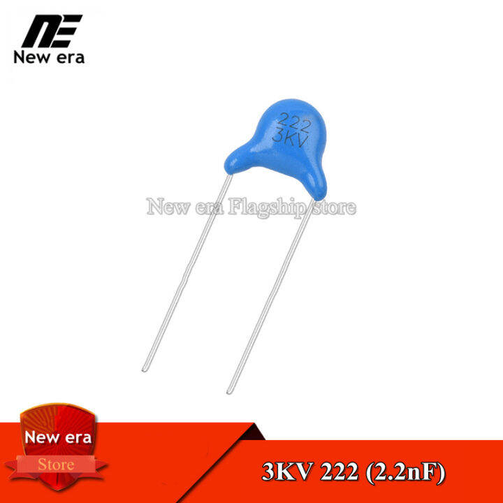 40Pcs 222 3KV 2.2nF High voltage ceramic capacitor 3000V 2200pF 3KV 222 ...