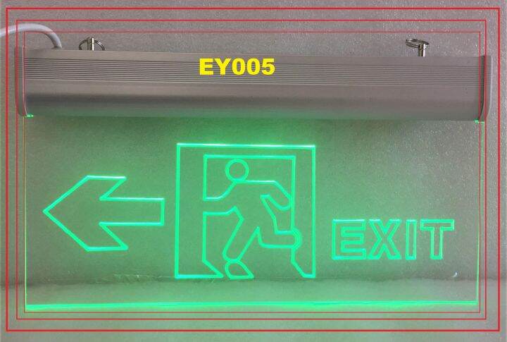 Running Man LED Edge Lit Exit Sign Light, Exit Sign EY005 Fire Exit ...