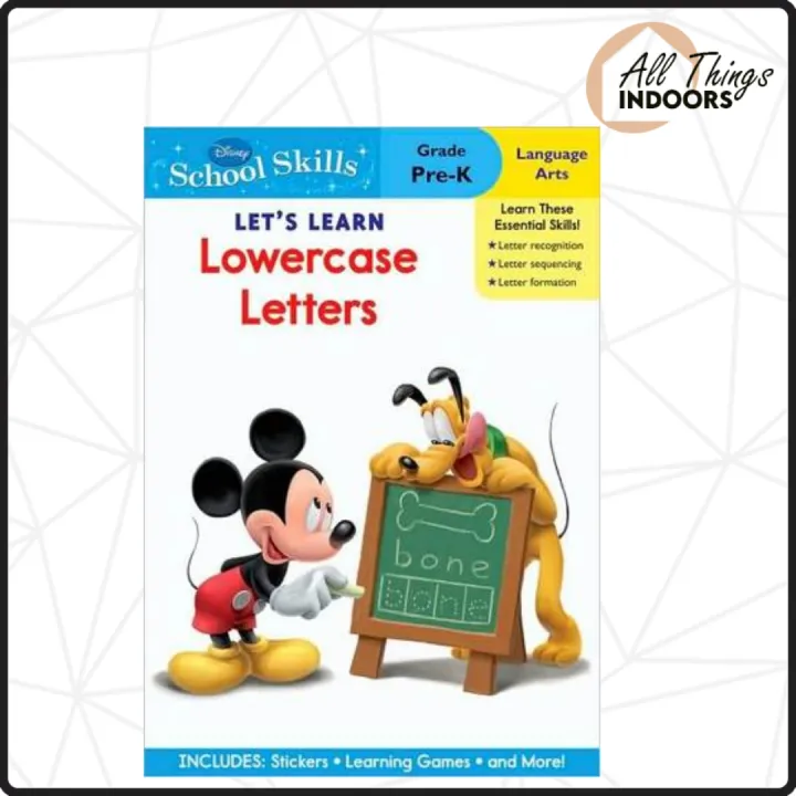 Let's Learn Lowercase Letters (Disney School Skills) | Lazada PH