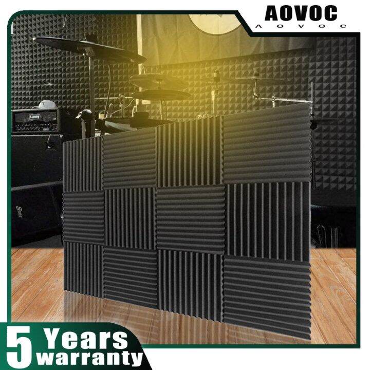 Home Maintenance 24 PCS Soundproofing Silencer Studio Acoustic Foam ...