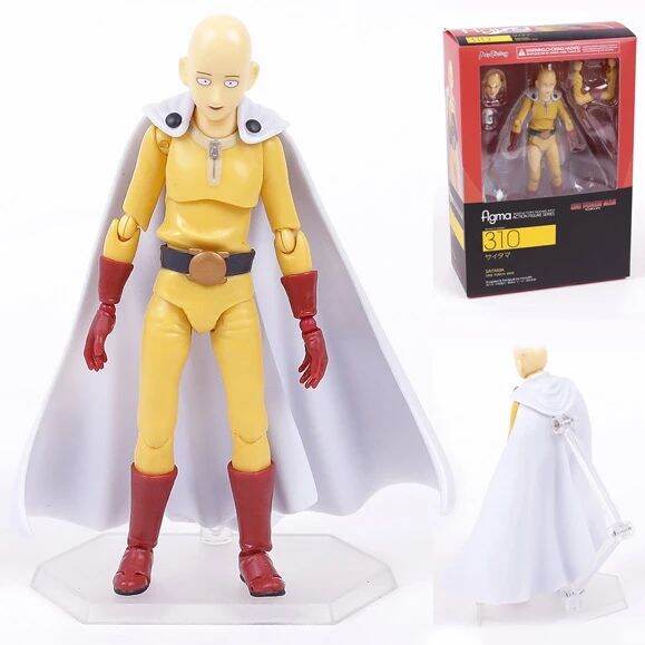 Figma 310 One Punch Man ไซตามะ PVC ตุ๊กตาขยับแขนขาได้สะสมของเล่นโมเดล ...