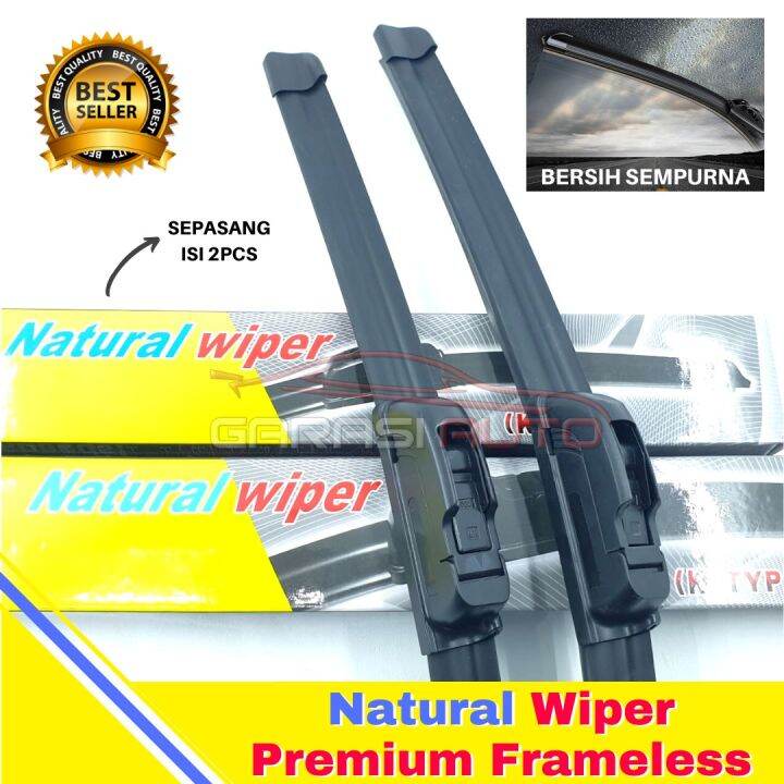 Wiper Karet Kaca Depan Mobil Daihatsu Sirion Original TMC Premium Frameless nwb no bosch hybrid ...