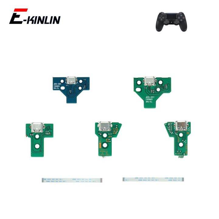 Controller USB Charging Port Socket Circuit Board JDS-001 011 030 040 055 Flex Cable 10 12 14Pin ...