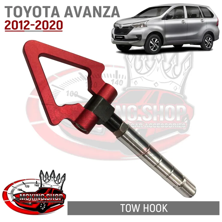 Benen Front Tow Hook Arrow Type/Triangle Type for Toyota Avanza 2012-2020 (Red) | Lazada PH