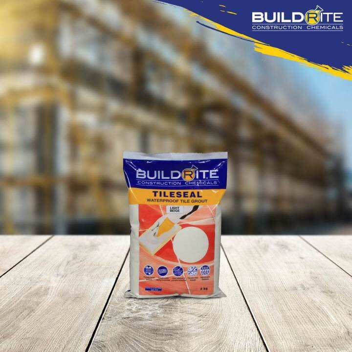 Buildrite Tile Grout Summer Beige/ Tile Seal Summer Beige Waterproof ...