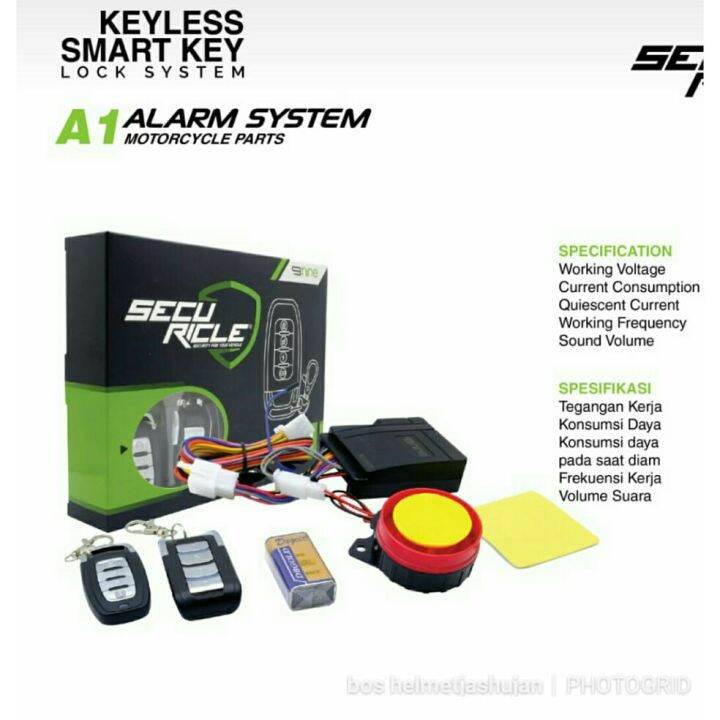ALARM MOTOR ANTI MALING LUMINOS 9 NINE A1 | Lazada Indonesia