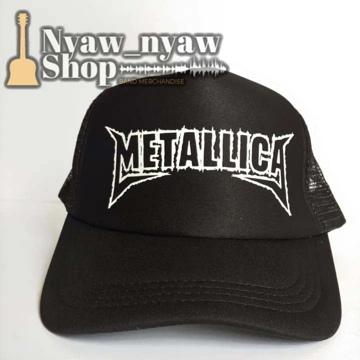 METALLICA BAND TRUCKER/ NET CAPS/ BLACK CAP | Lazada PH