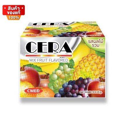 CERA เกลือแร่ รสผลไม้รวม จำนวน 1 กล่อง บรรจุ 50 ซอง [CERA mineral salt mixed fruit flavor 1 box ...