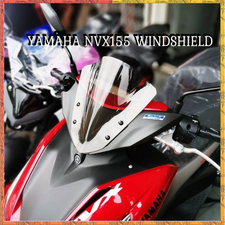YAMAHA NVX155 V1 V2 WINDSHIELD VISOR / AEROX NVX 155 V1 V2 YAMAHA VISOR ...
