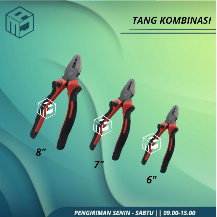 TANG KOMBINASI TERSEDIA UKURAN 6 INCH 7 INCH & 8 INCH / COMBINATION ...