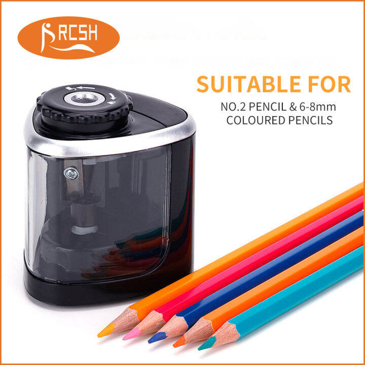 Electric Auto Pencil Sharpener Rotate For 6-8mm Pencil and Color Pencil ...