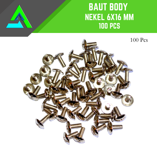 PAKET 100 PCS BAUT BODY NEKEL 6X16 (1,6 CM) | Lazada Indonesia