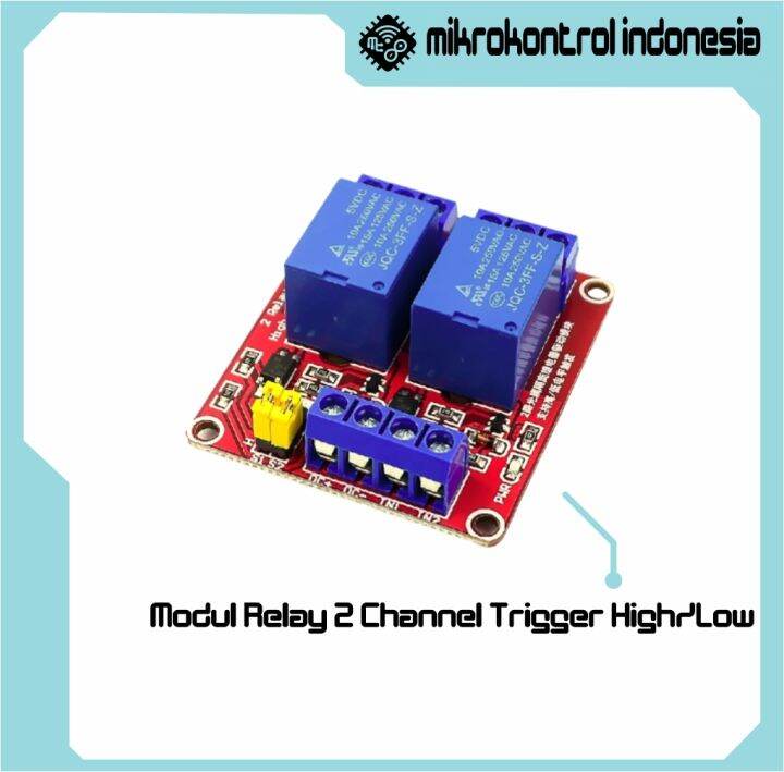 Modul Relay 2 Channel 5v Dc Trigger High Low | Lazada Indonesia
