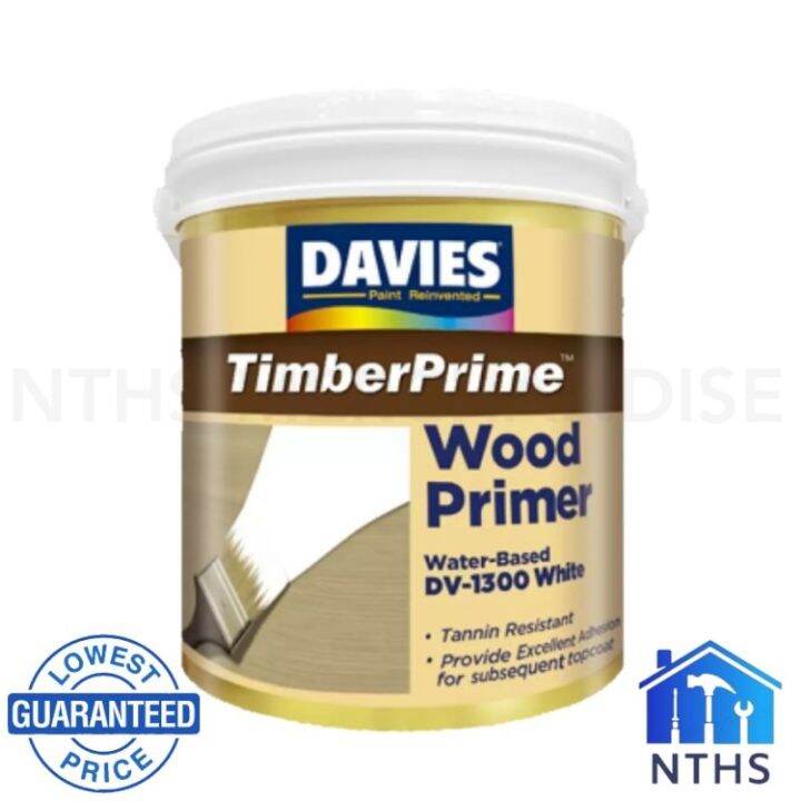nsmz1 DAVIES Timber Prime Wood Primer Water based 1L | Lazada PH