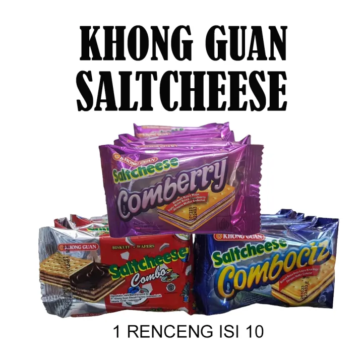 1 RENCENG KHONG GUAN SALTCHEESE ISI 10 | Lazada Indonesia