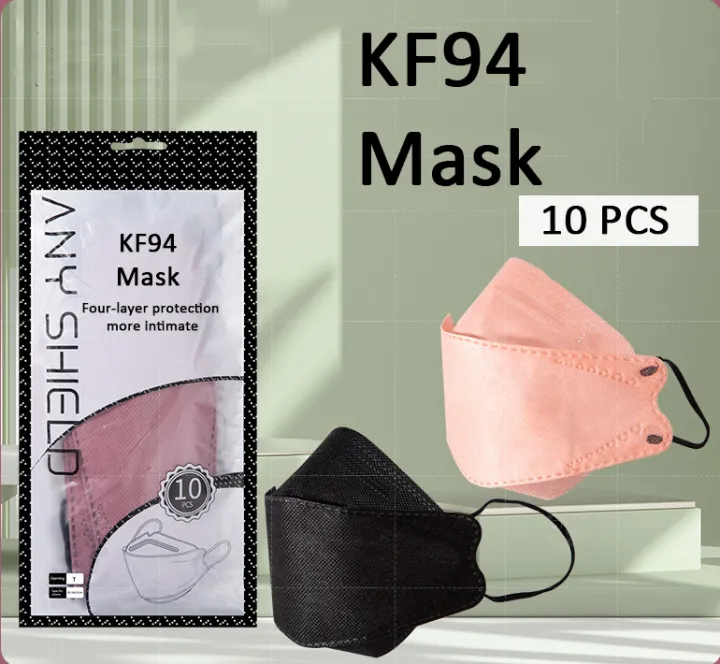 10 Pieces of 3D Stereo KF94 Dust Protective Masks Morandi Colors ...