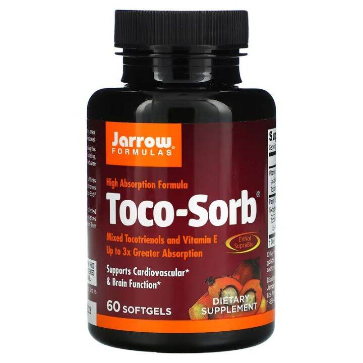 Toco-Sorb, Mixed Tocotrienols and Vitamin E, 60 Softgels | Lazada PH