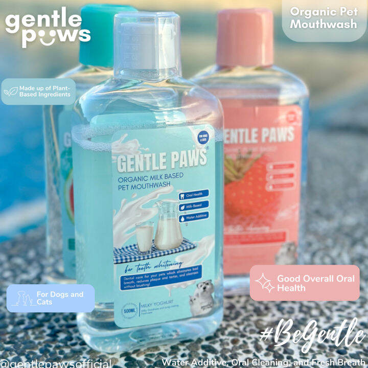 Gentle Paws Natural Organic Mouthwash Oral Care Fresh Breath For Dogs ...