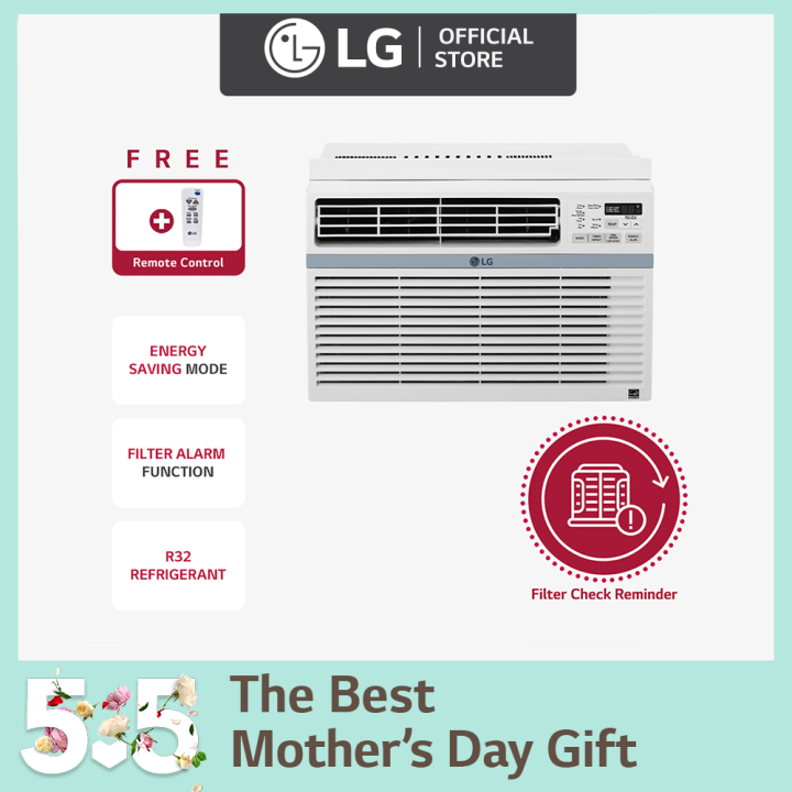 [COOL CHOICE] LG Window Type Aircon Non-inverter 1HP LA100CC with Clean ...