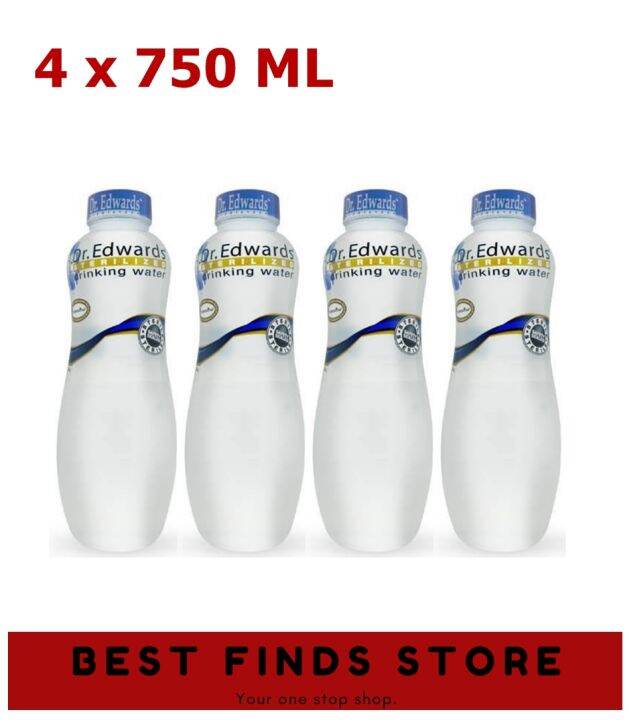 Dr. Edwards Sterilized Drinking Water Fluoride Plus 750ML - Set of 4 ...
