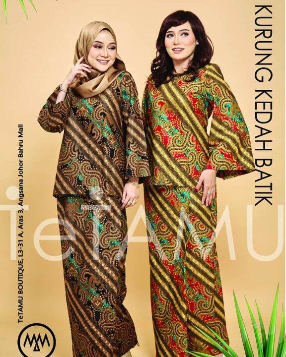 Baju Kurung Kedah Batik Lazada