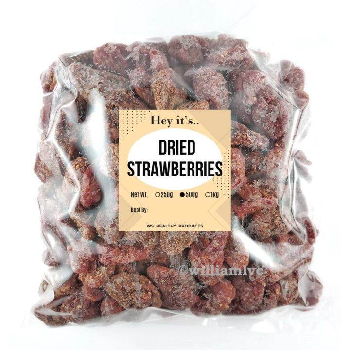 Hot Dried Strawberries (Sweetened) 250g 500g 1kg | Lazada PH