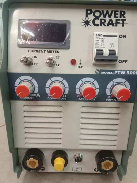 POWERCRAFT TIG ARC WELDING MACHINE PTW 300i *Vaispowertools* | Lazada PH