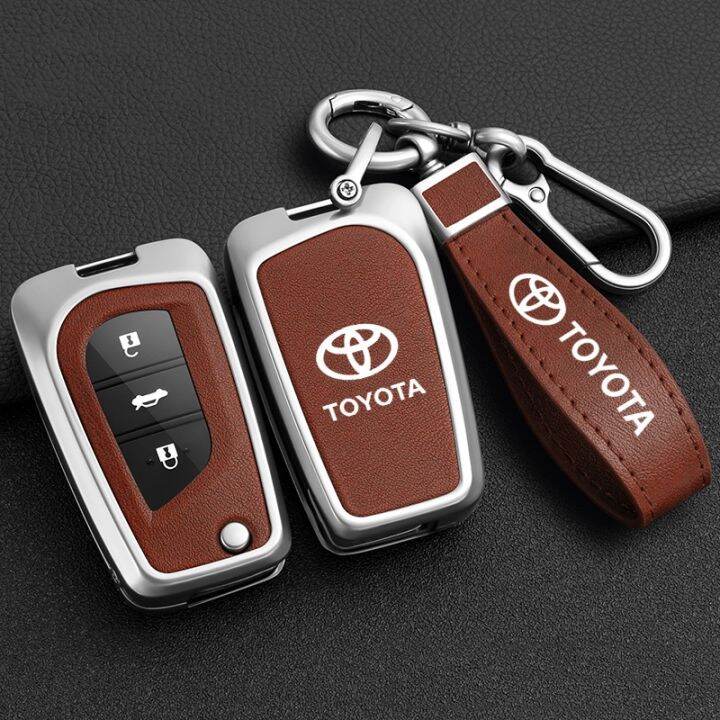 Toyota Revo Innova Fortuner Hilux Altis Zinc Alloy Key Cover Flip Key ...