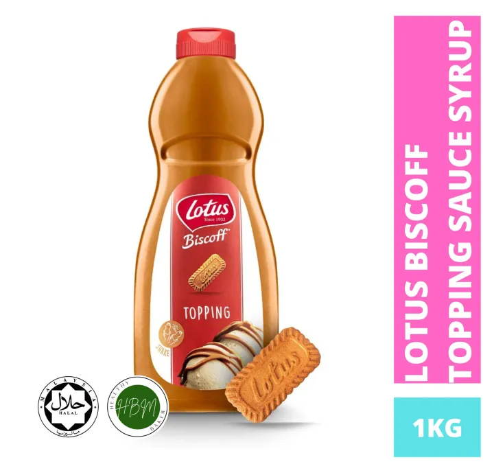 Lotus Biscoff Topping Sauce Syrup 1kg | Lazada
