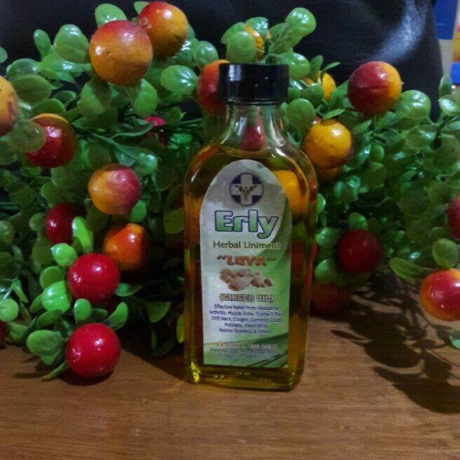 ERLY HERBAL LINIMENT (super hot ginger oil) | Lazada PH
