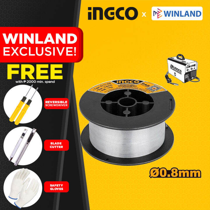 INGCO by Winland Mig Wire Flux-Cored Wire 1kg / 0.8mm spool for MAG/MIG ...