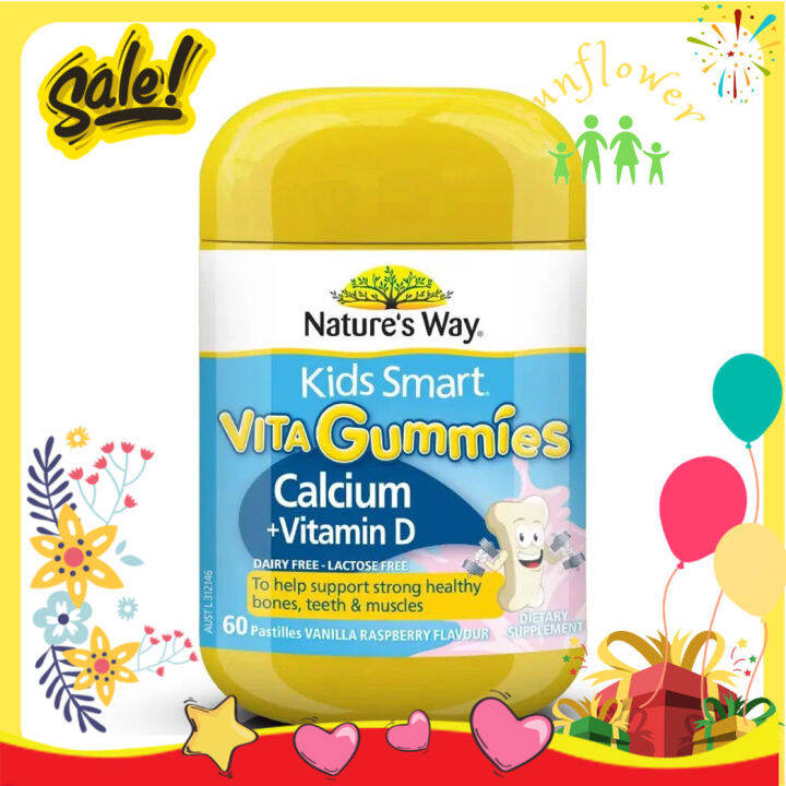 Kẹo gum bổ sung canxi Vita Gummies Calcium Vitamin D 60 viên của Úc ...