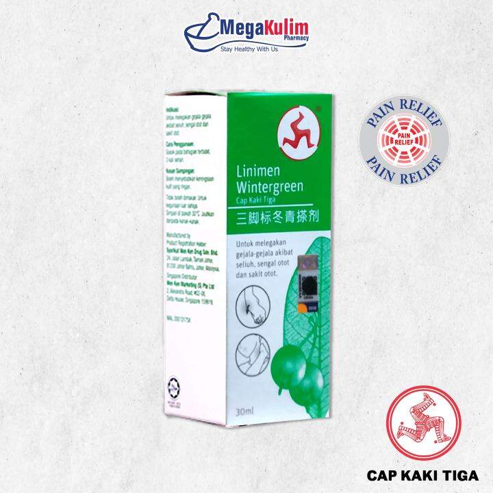 Cap Kaki Tiga Wintergreen Liniment 30mL | Lazada