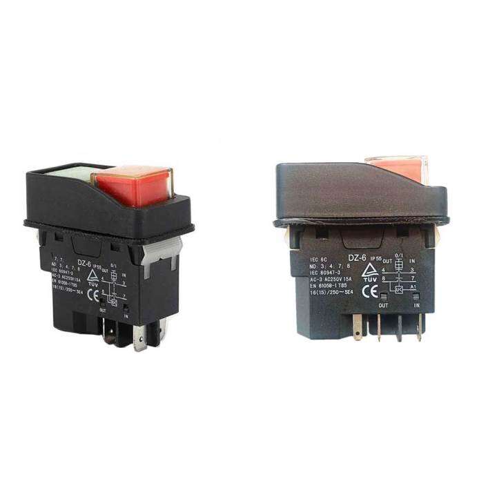 Push Button Magnetic DKLD DZ6 KJD17 Electromagnetic Switch Safety ...