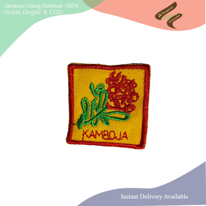 Tanda Regu Kamboja Bordir Pramuka | Lazada Indonesia