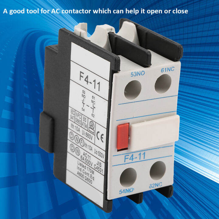 LADN11 คอนแทค AC F4-11 One NO/NC Auxiliary Contact Block Fit | Lazada.co.th