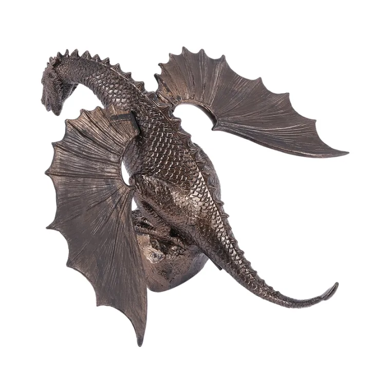 [dv9xr4bi] Garden Dragon Statue Fountain Dragon Water Spray Dinosaur ...