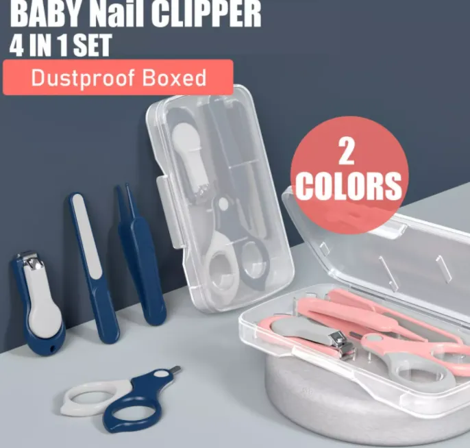 HC Newborn Baby Nail Kit, 4-in-1 Baby Nail Care Set, Upgraded Baby Nail ...