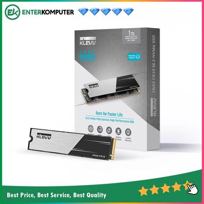 KLEVV SSD CRAS C910 1TB M.2 2280 NVMe PCle Gen4 x4 / SSD M.2 1TB | Lazada Indonesia