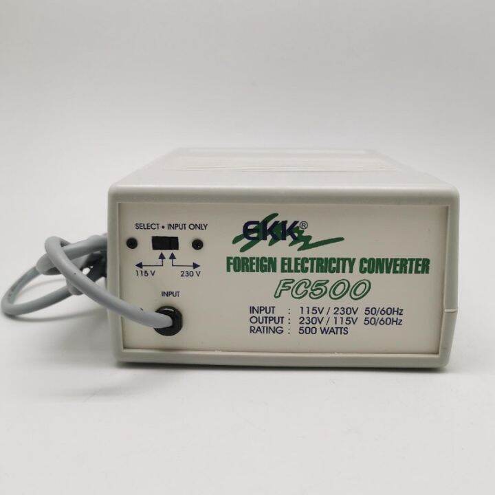 EKK FC500 500 watt Step Down/Step Up Foreign Electricity Converter | Lazada