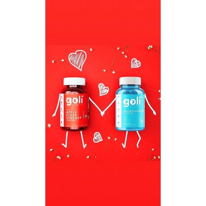 Goli Aswaghanda Gummy Goli Apple Cider Vinegar Gummy Imported from USA ...