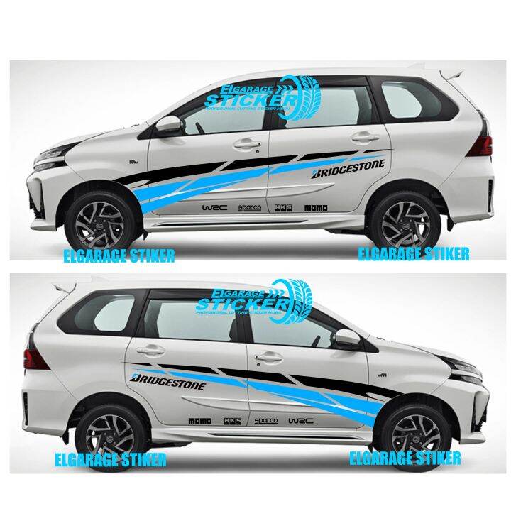 STIKER MOBIL AVANZA CUTTING STIKER MINIMALIS STRIPING ALL MOBIL AVANZA ...