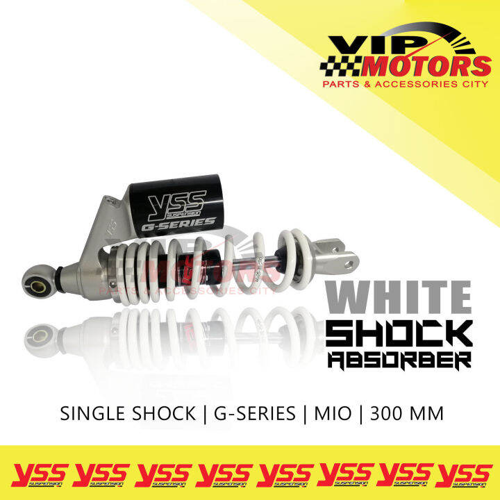 (YSS) 300mm Rear Shock Abs G-Series WHITE (100%Authentic) | Lazada PH
