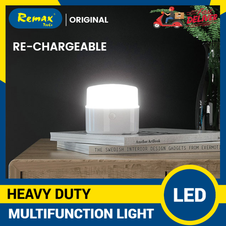 Remax Led Lamp Outdoor and Indoor Rechargeable Led Light Camping Lamp ...