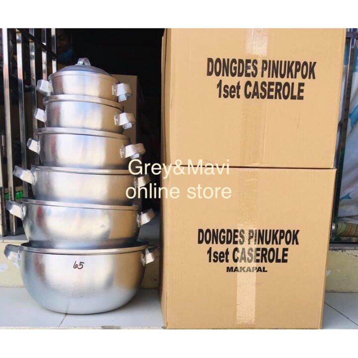 ღ PINUKPOK CASSEROLE MAKAPAL POT SET COOKWARE SET (DONGDES)♘ | Lazada PH