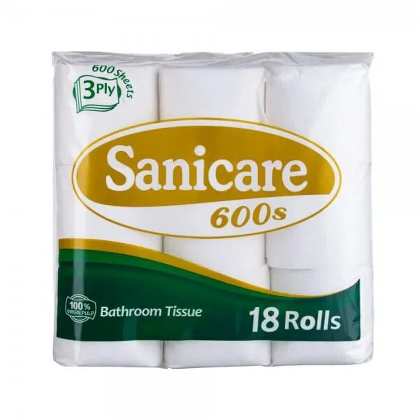 NS184 3ply Sanicare 600s Bathroom Tissue 18rolls | Lazada PH