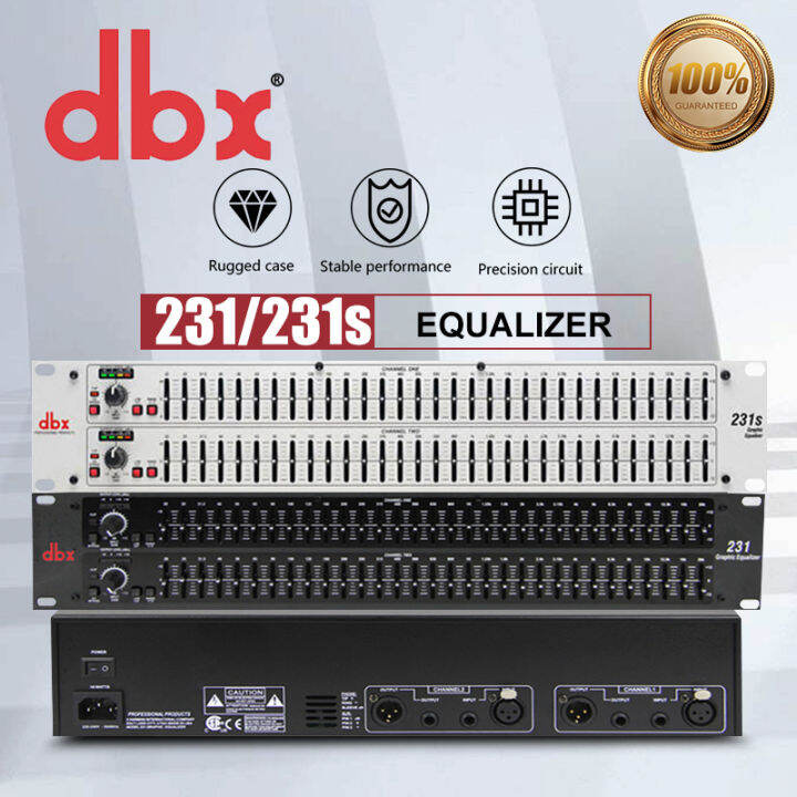 DBX Graphic Equalizer dbx 231/231S Dual channel 31 band 2-series(There ...